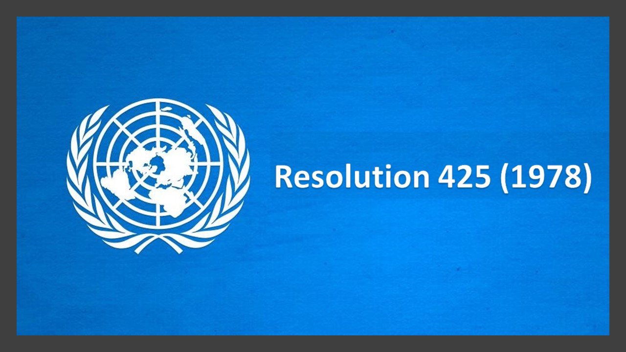 Un Resolutions - UNCSR Lebanon